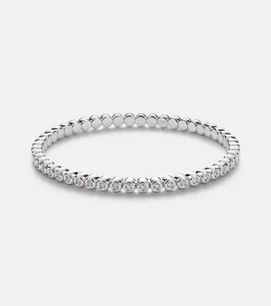 BUCHERER FINE JEWELLERY 18kt White Gold Diamond Bracelet - Silver