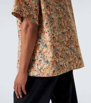 Valentino Garavani Printed Silk Bowling Shirt