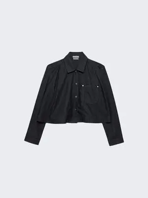 JW Anderson Flare Hem Shirt - Navy
