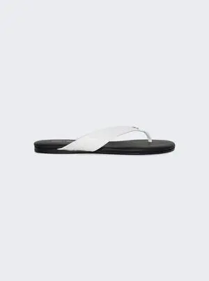 COURREGES Vinyl Thong Slides - White