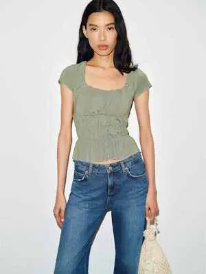 REFORMATION Milena Knit Top