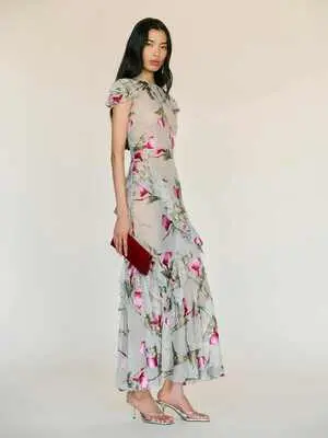 Reformation Ruffled Evening Dresses