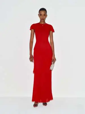 Reformation Ruffled Evening Dresses
