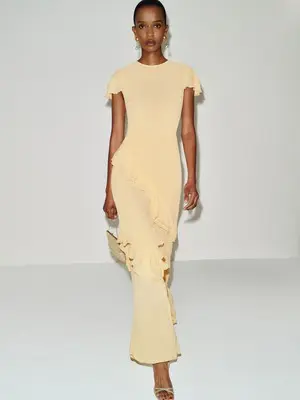 REFORMATION Camila Dress - Yellow