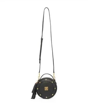 Mcm Pina Small Studded Leather Crossbody