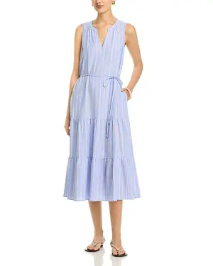 Tommy Bahama Sea Salt Bay Sleeveless Tiered Sundress