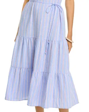 Tommy Bahama Sea Salt Bay Sleeveless Tiered Sundress