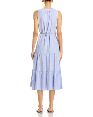 Tommy Bahama Sea Salt Bay Sleeveless Tiered Sundress