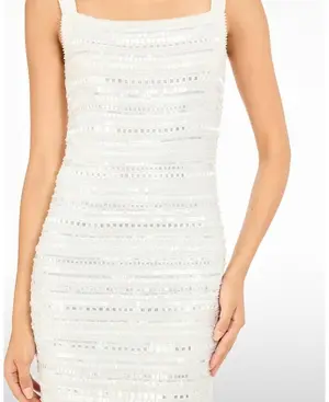 Jenny Packham Gigi Beaded Mini Dress - Ivory