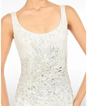 Jenny Packham Noella Sequin Embellished Fringed Mini Dress