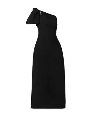 Shoshanna One-shoulder Embellished Maxi Dress