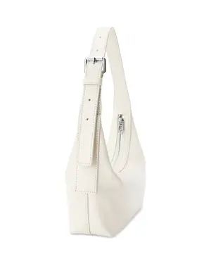 Alexander Wang Punch Small Leather Hobo Bag - Vanilla