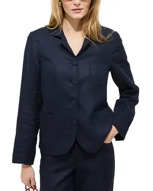 Women's Navy Linen