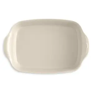 EMILE HENRY The Right Dish Rectangular Baker, 3.1 Qt - Ecru