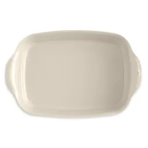 EMILE HENRY The Right Dish Rectangular Baker, 4.8 Qt - Ecru