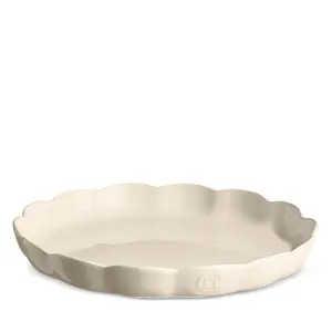 EMILE HENRY Madeleine Round Tart Dish - Ecru