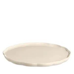 EMILE HENRY Madeleine Round Serving Platter - Ecru