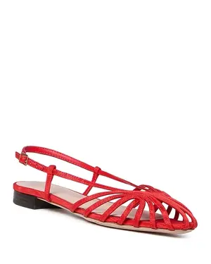 LOEFFLER RANDALL Devon Flat Sandals - Red