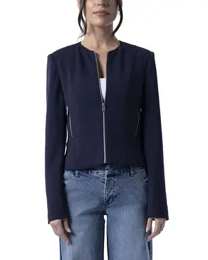 BLUE REVIVAL Zoey Zipped Front Blazer
