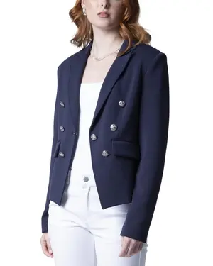 BLUE REVIVAL Kasey Nautical Hooded Blazer