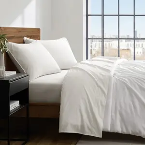Dkny Vintage Washed Cotton 4-piece Sheet Set, Queen - Ivory
