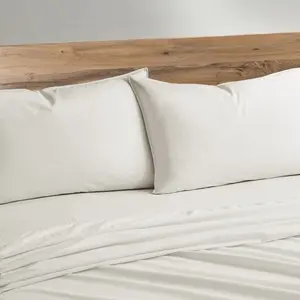 Dkny Vintage Washed Cotton 4-piece Sheet Set, Queen - Ivory