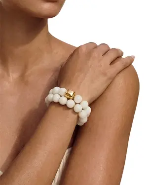Ettika Power Bead Layered Stretch Bracelet