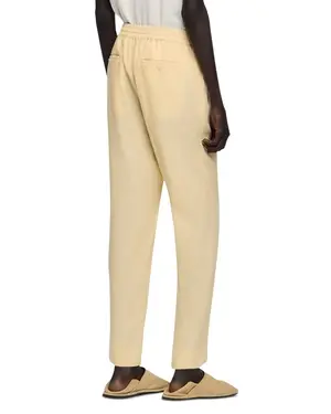 Sandro Alpha Elastic Linen Trousers