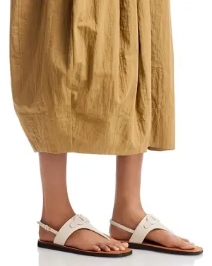 FERRAGAMO Siriana Thong Sandals - Mascarpone