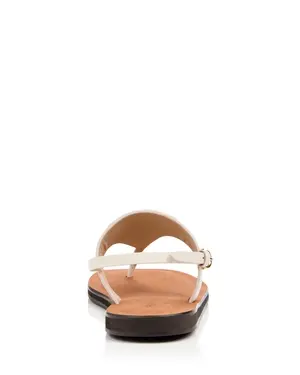 FERRAGAMO Siriana Thong Sandals - Mascarpone