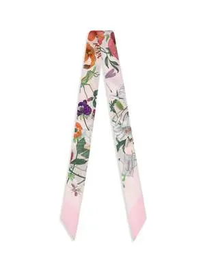 Gucci Gucci Women Printed Silk Twill Scarf Multicolor