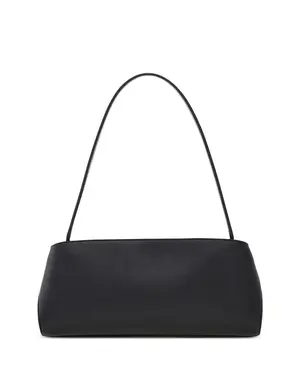 FERRAGAMO Hug East West Leather Shoulder Bag - Nero