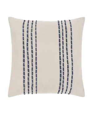 Livabliss Emilio Decorative Pillow, 18l X 18w - Beige/navy