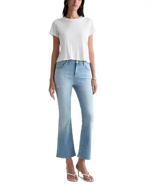 Ag Farrah Mid Rise Bootcut Crop Jeans