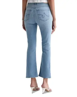 Ag Farrah Mid Rise Bootcut Crop Jeans