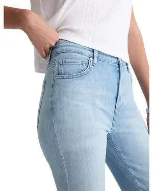 Ag Farrah Mid Rise Bootcut Crop Jeans