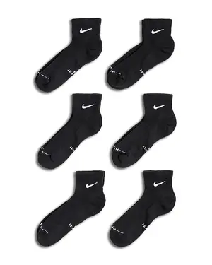 Nike Ankle Socks Pack Of 6 - Black