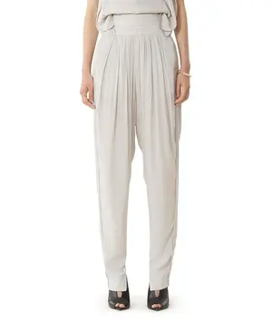 LANVIN Draped Charmeuse Pants