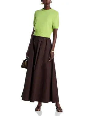 TOCCIN Elsie Short Sleeve Sweater - Lime