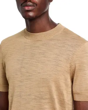 BOSS X Camel L-namie Crewneck Sweater T-shirt - Medium Beige