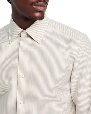 BOSS X Camel L-hays Kent Collar Button Down Shirt