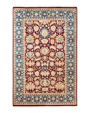 Bloomingdale'S Mogul M1249 Area Rug, 6'1 X 9'4 - Red