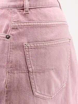Dior Cotton Skirt With Fringed Bottom