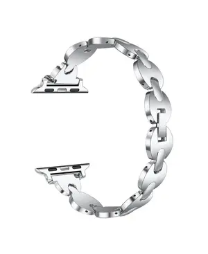 POSH TECH Sunny Metal Link Band For Apple Watch - Silver