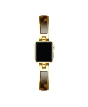 POSH TECH Addison Gold-tone Metal And Resin Link Band For Apple Watch