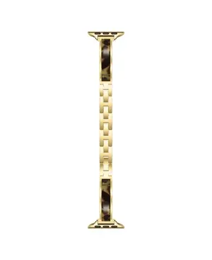 POSH TECH Addison Gold-tone Metal And Resin Link Band For Apple Watch