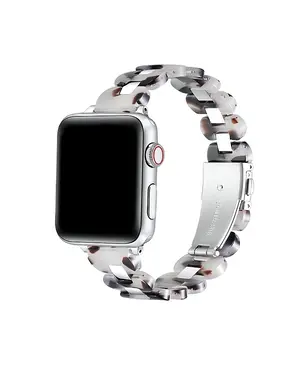 POSH TECH Aria Resin And Gold-plated Stainless Steel Apple Watch Band - Silver