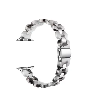 POSH TECH Aria Resin And Gold-plated Stainless Steel Apple Watch Band - Silver