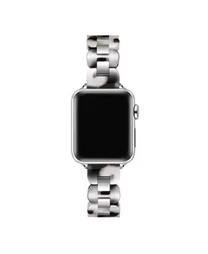 POSH TECH Aria Resin And Gold-plated Stainless Steel Apple Watch Band - Silver