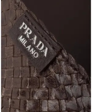 Prada Crisscross Slides - Brown